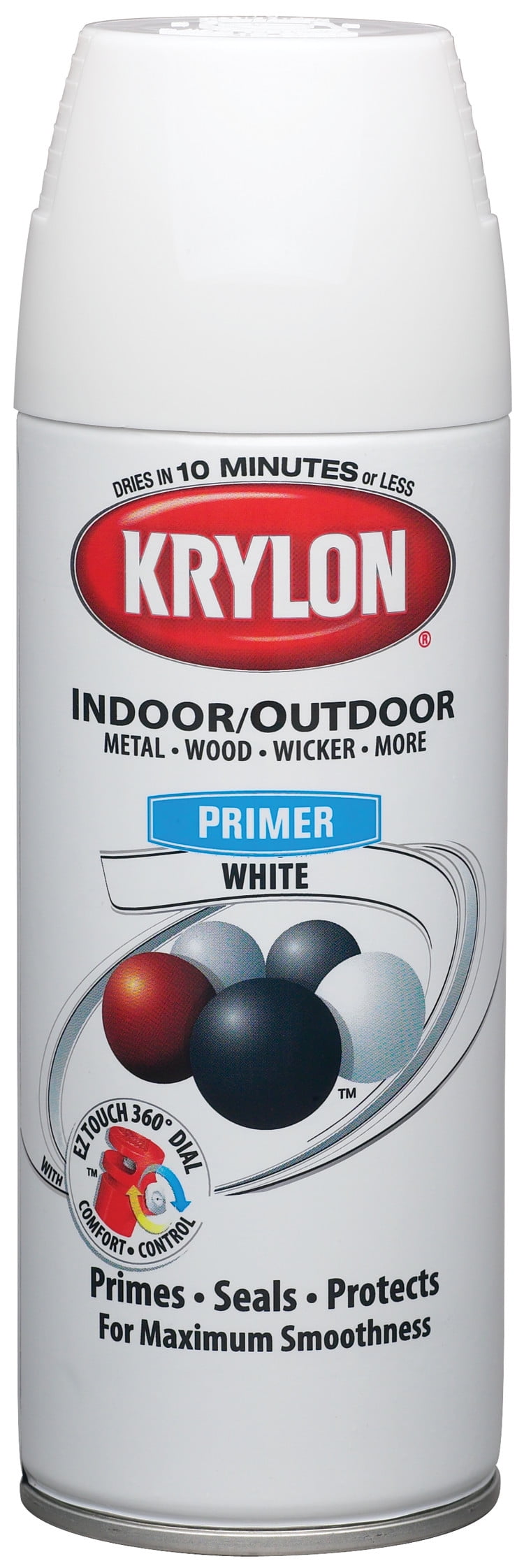Krylon Indoor/Outdoor Spray Primer, 12 oz., White - Walmart.com