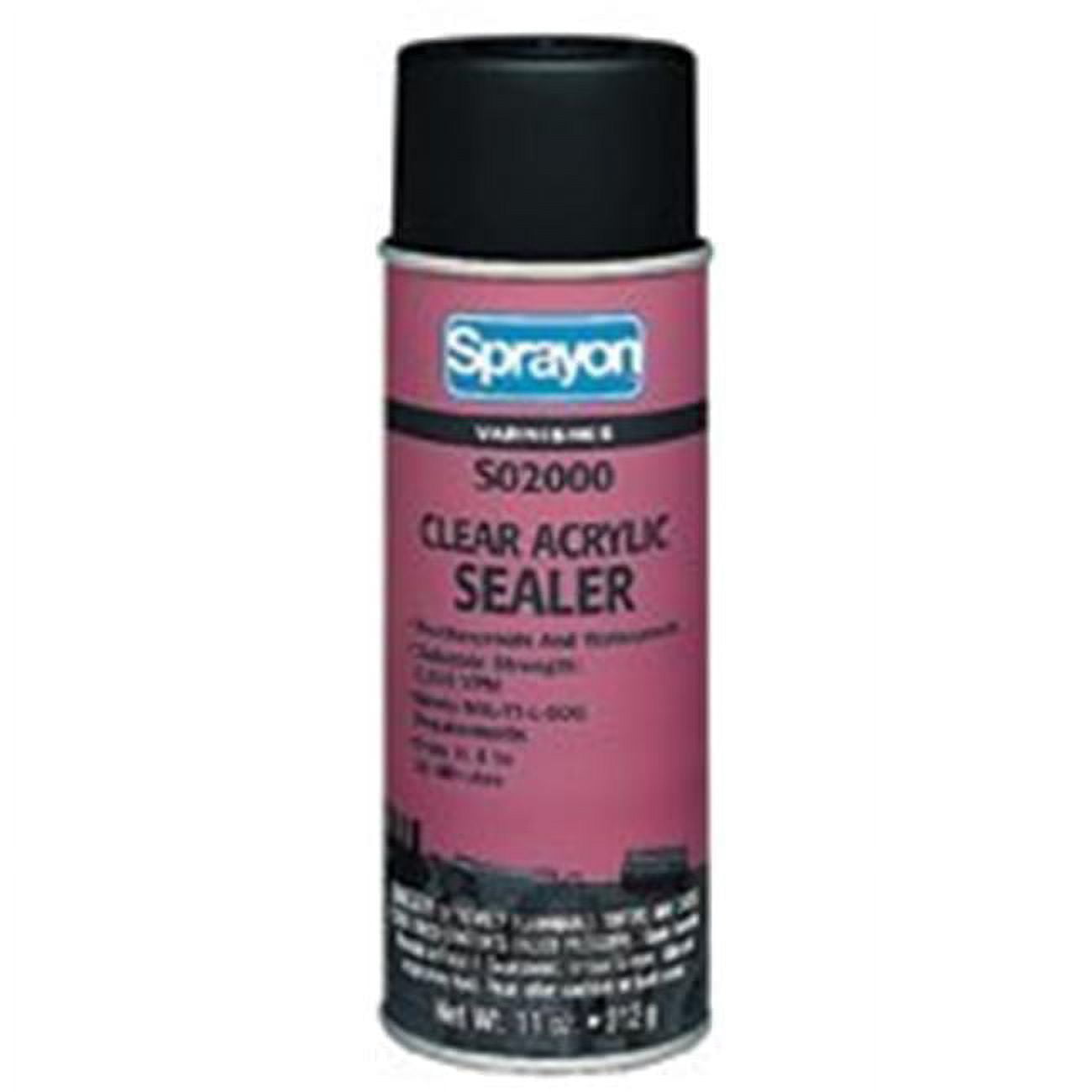 Krylon Industrial Clear Acrylic Sealants, 16-oz. Aerosol Can, Clear ...