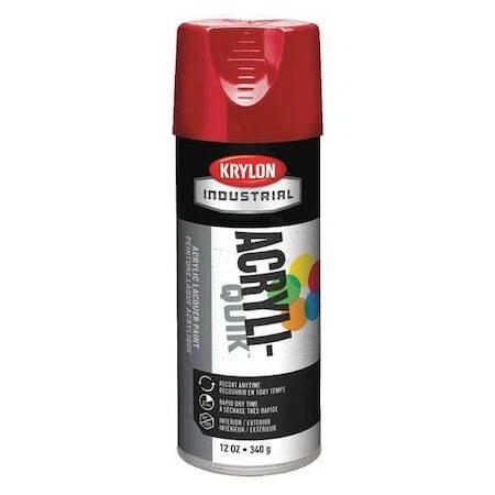 Krylon Industrial K02108a07 Spray Paint, Banner Red, Gloss, Solvent, 12 ...