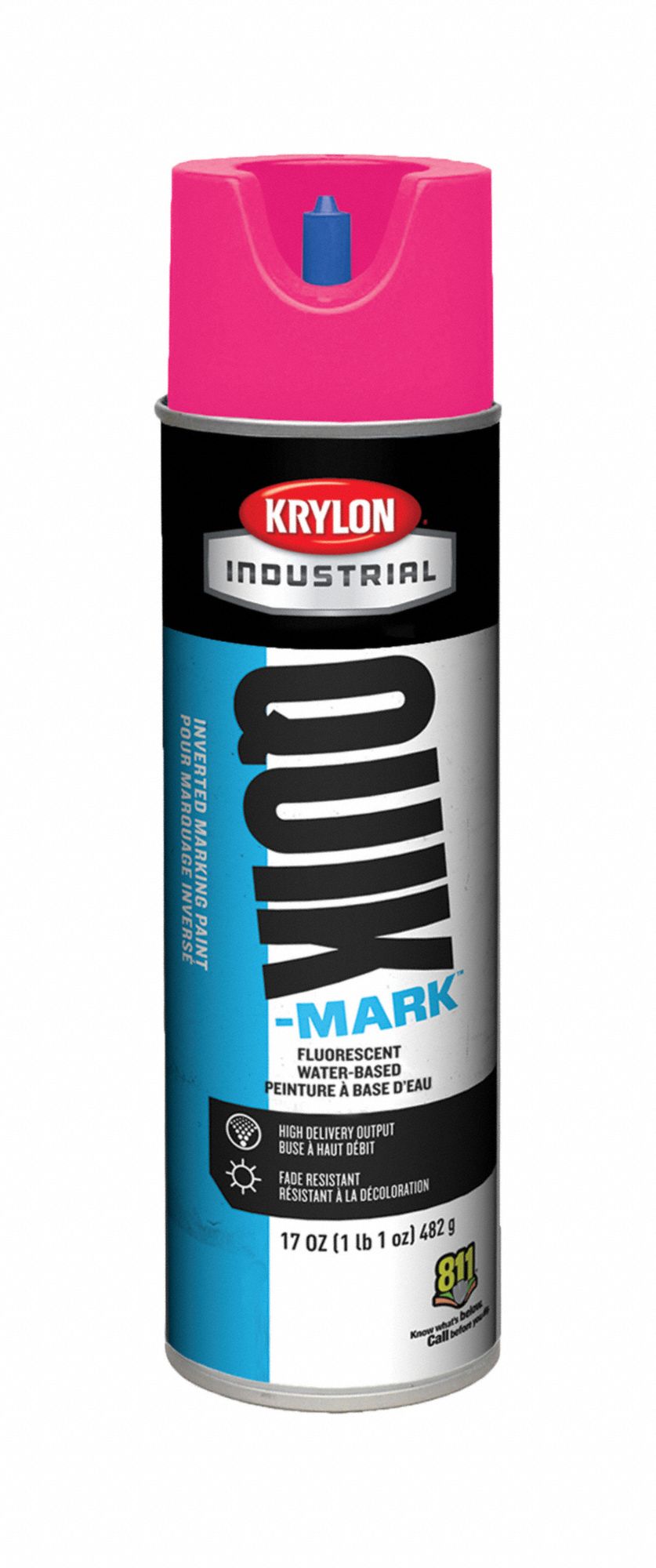 Krylon Industrial Marking Paint,20 oz,Fluorescent Pink A03612004 ...