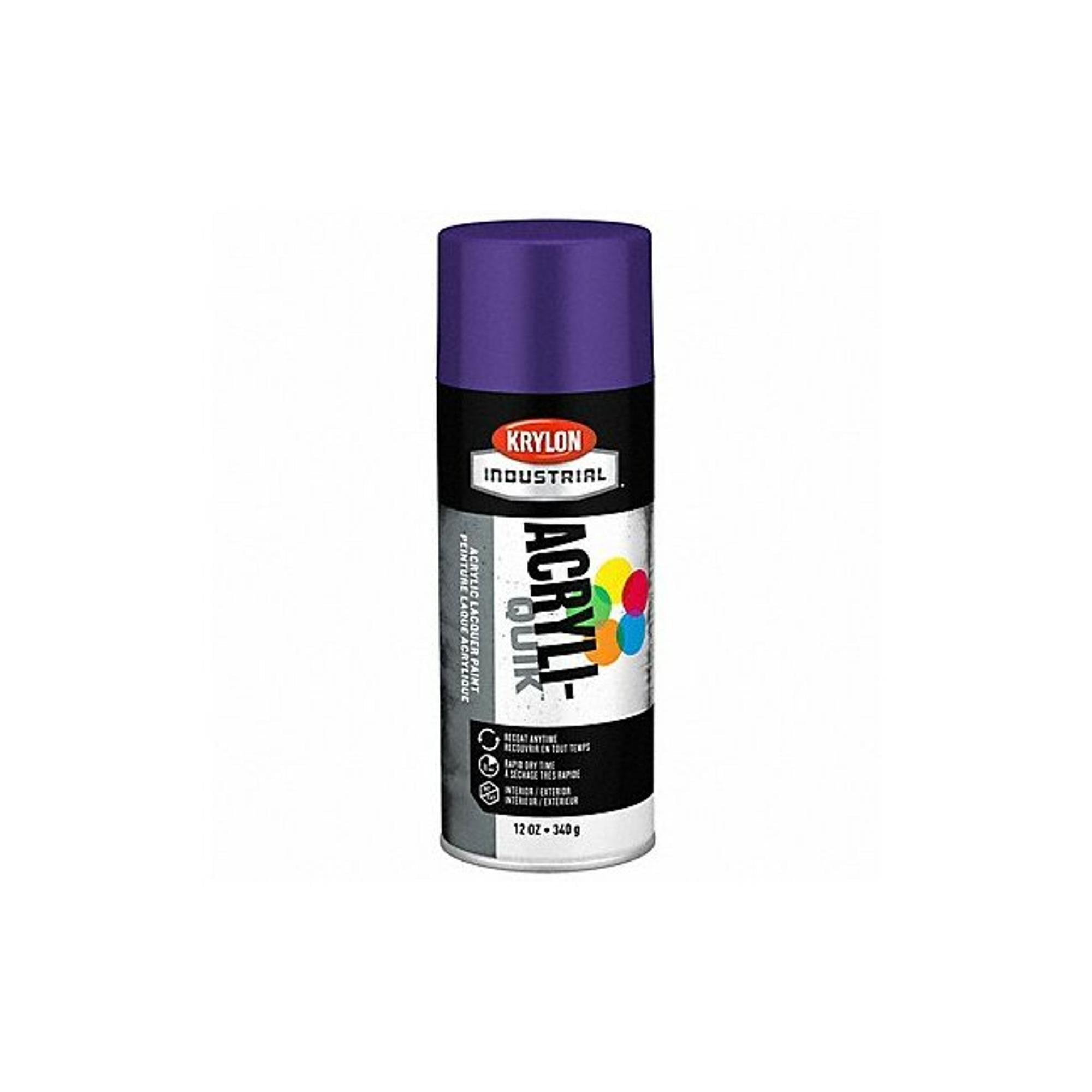 Krylon Industrial Spray Paint,Saftey Purple,Gloss K01913A07 - Walmart.com