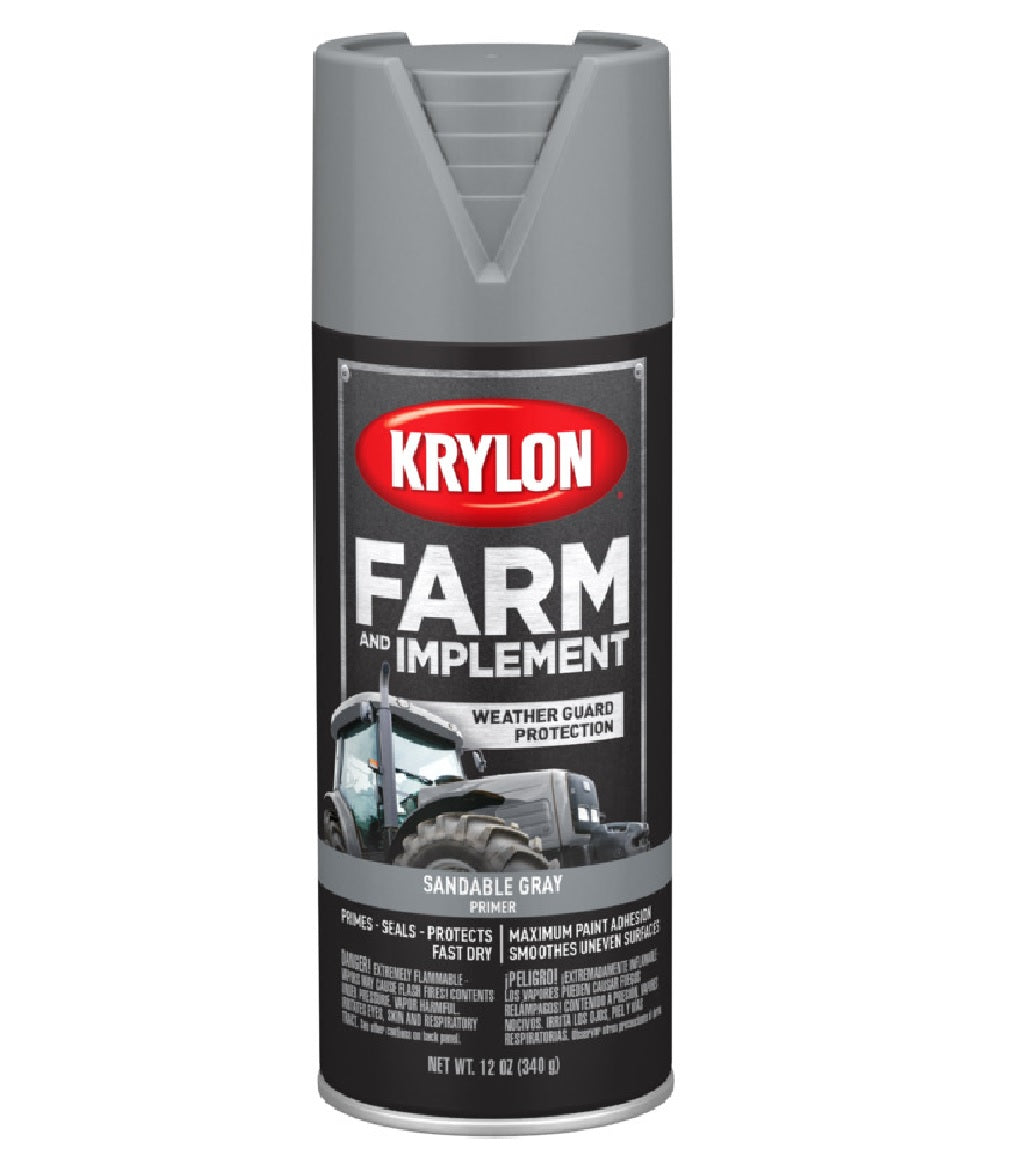 Krylon K01951007 Farm & Implement Primer, Red Oxide, 12 Ounce, Each ...