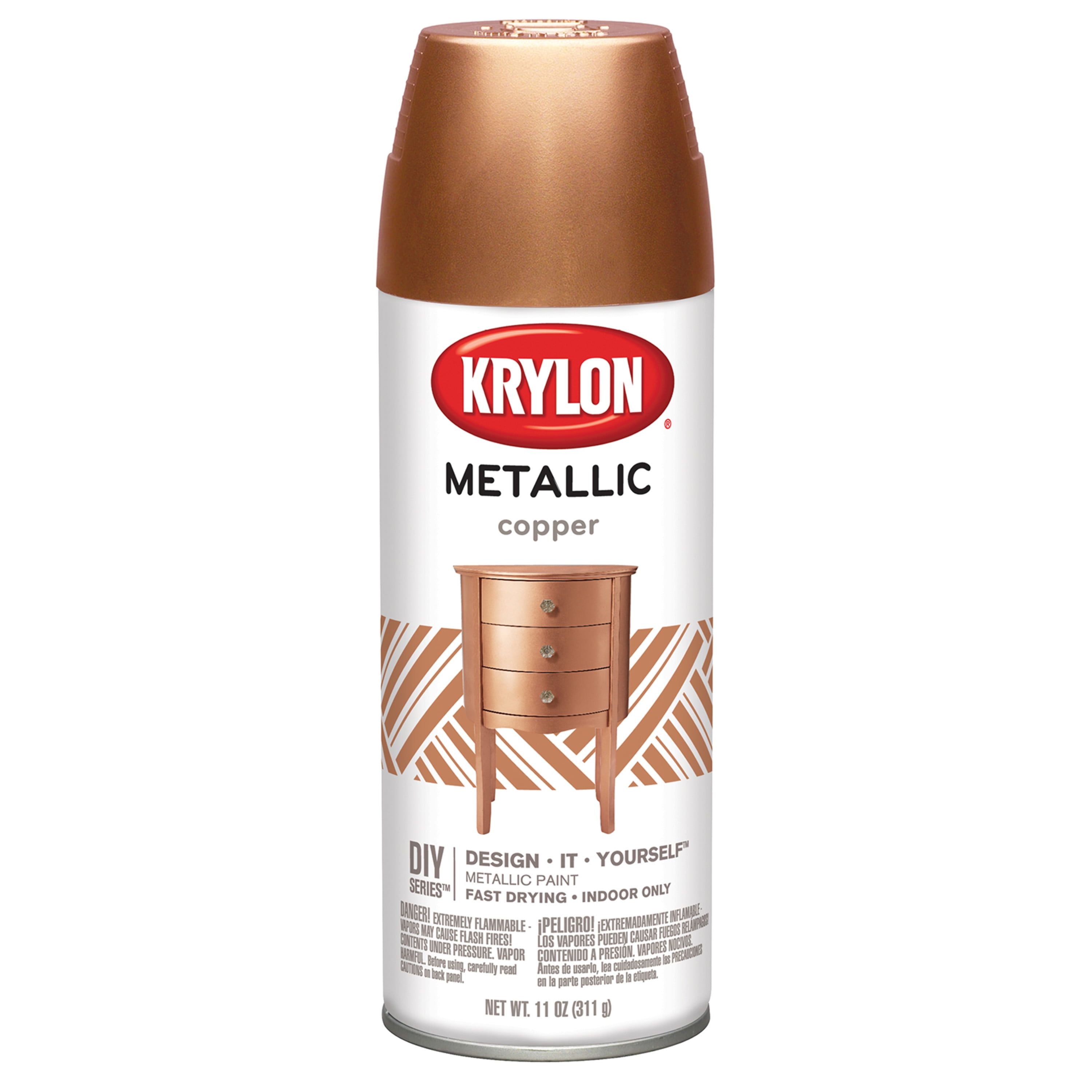 Krylon K02203 16 OZ SPRAY COPPER METALLIC PAINT - Walmart.com