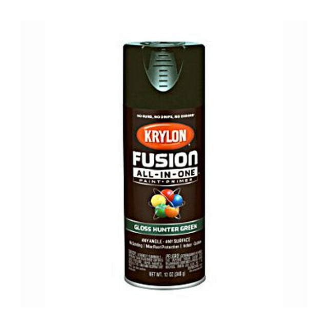 Krylon K02789007 Fusion Spray Paint Gloss Hunter Green 12 Ounce,1 Each ...