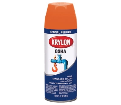 Krylon KO2410777 OSHA Safety Orange OSHA Color Spray Paint 12 Ounce ...