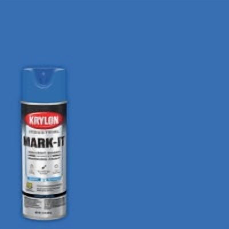 Krylon Mark-It 730308 Industrial SB APWA Blue Inverted Marking Paint ...