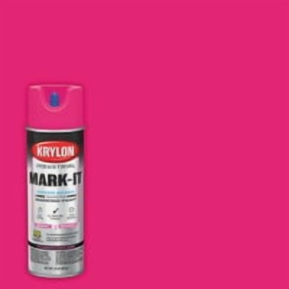 Krylon Mark-It 732308 Industrial WB Fluorescent Pink Inverted Marking ...