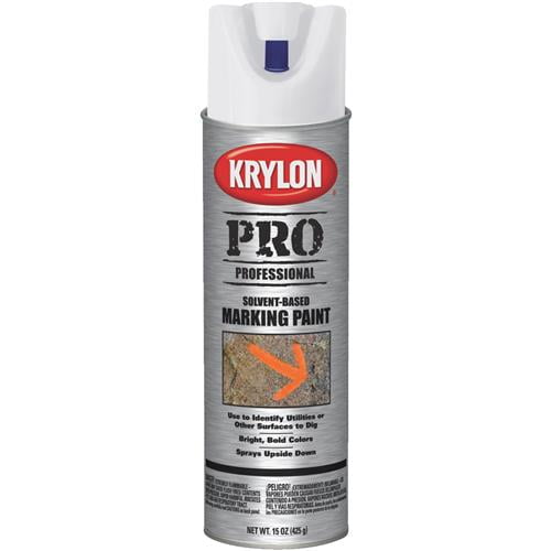 Krylon Mark-It Inverted Marking Spray Paint APWA WHITE, Each - Walmart.com