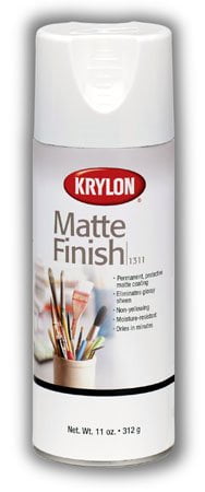 Krylon® Matte Finish 11 oz. Spray - Provides Permanent Surface ...