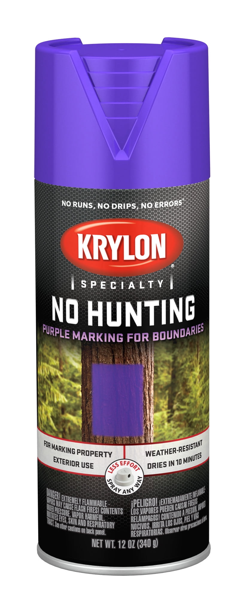 Krylon® No Hunting Purple, Gloss, Purple, 12 oz - Walmart.com