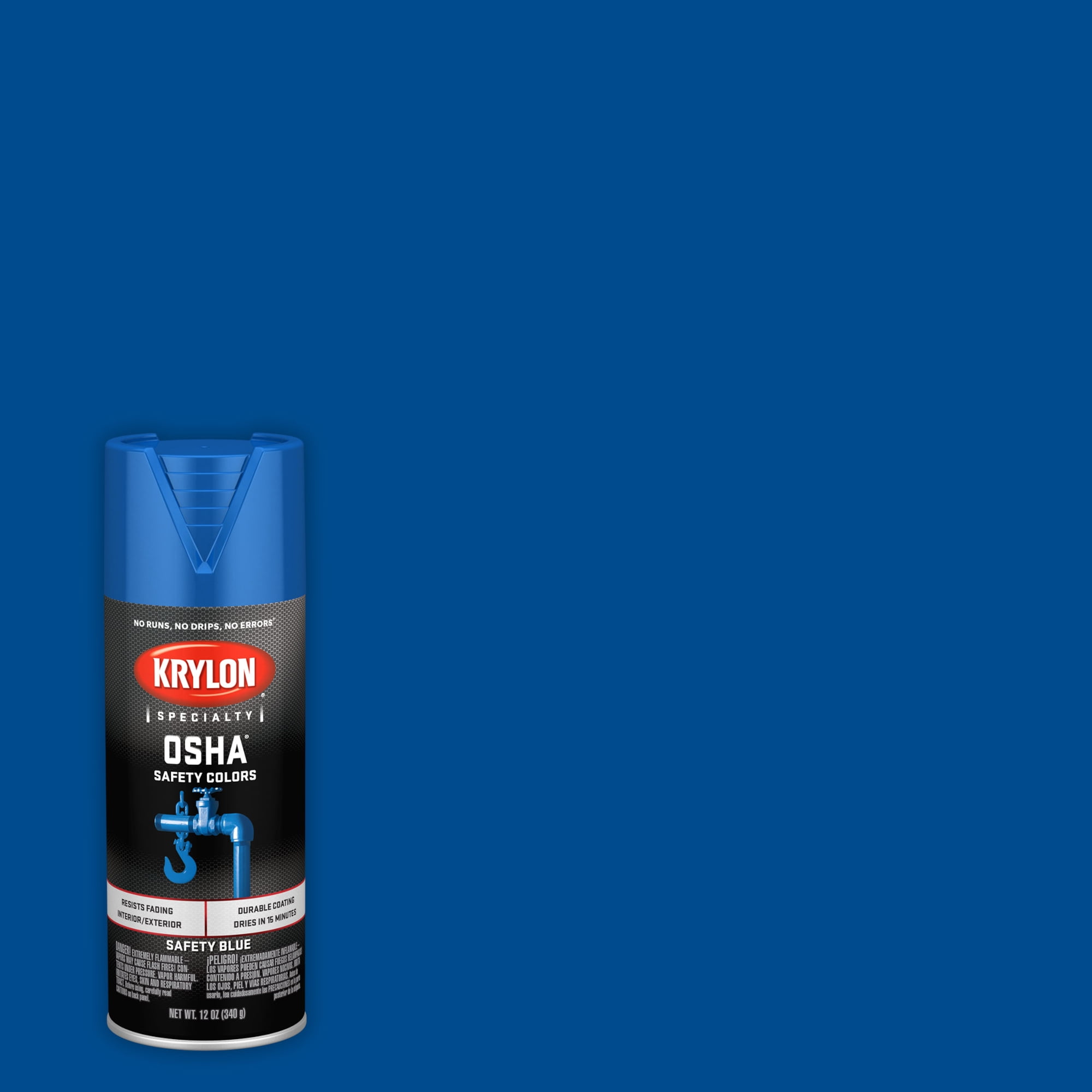 Krylon® OSHA Colors, Gloss, Safety Blue, 12 oz - Walmart.com