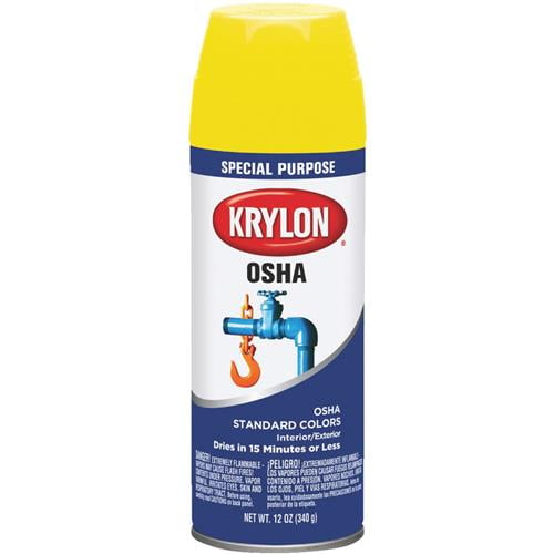 Krylon OSHA Spray Paint SAFETY BLUE, Each - Walmart.com