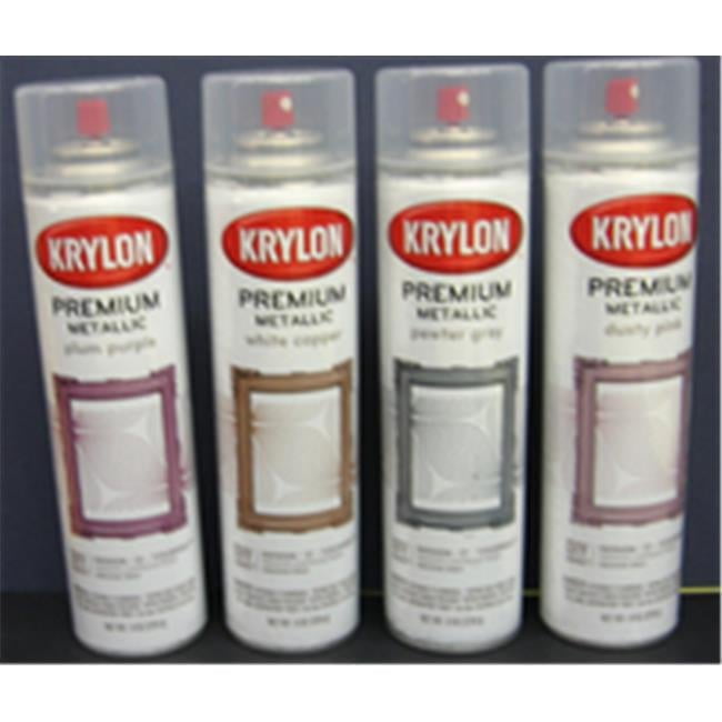 Krylon Premium Metallic Spray Paint - Pewter & Gey - 8 oz - Walmart.com