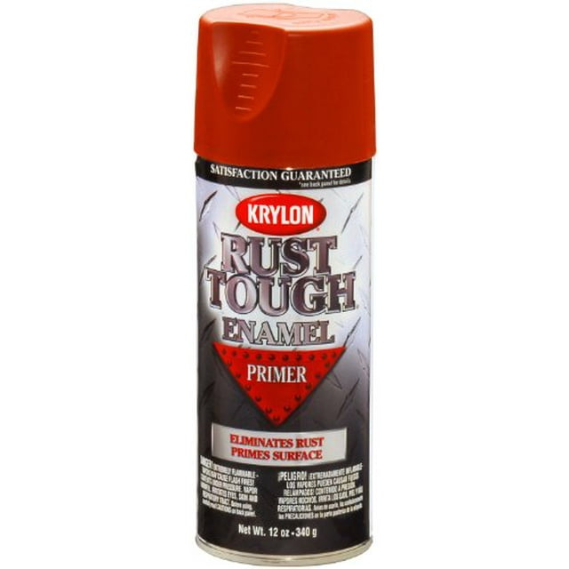 Krylon RTA9204 'Rust Tough' Ruddy Brown Primer - 12 oz. Aerosol ...