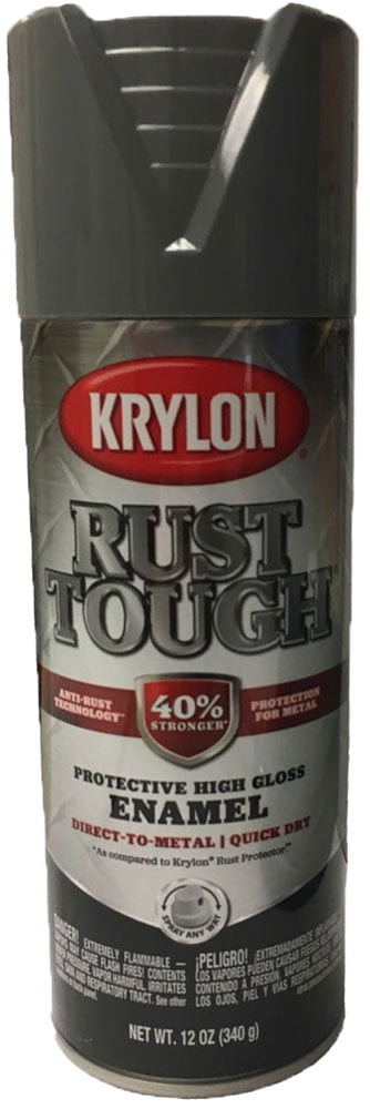 Krylon RTA9206 'Rust Tough' Glossy Machinery Gray Rust Preventive ...