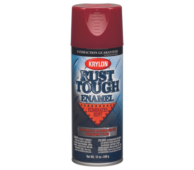 Krylon RTA9210 Rust Tough Radiant Red Gloss Spray Paint 12 Ounce ...