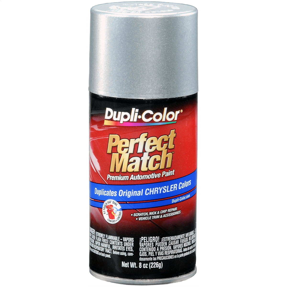 Krylon Radiant Silver Metallic Chrysler Exact-Match Automotive Paint, 8 ...