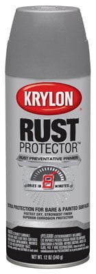 Krylon Rust Preventative Enamel Gray Primer 12oz. Aerosol Can - Lot of ...