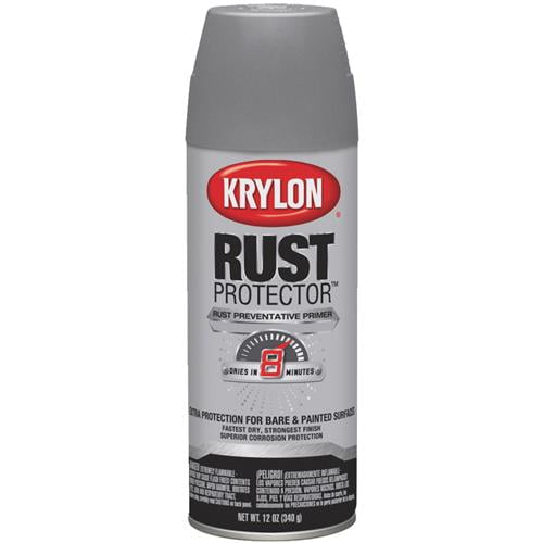 Krylon Rust Tough Preventative All-Purpose Spray Primer GRAY, Each ...