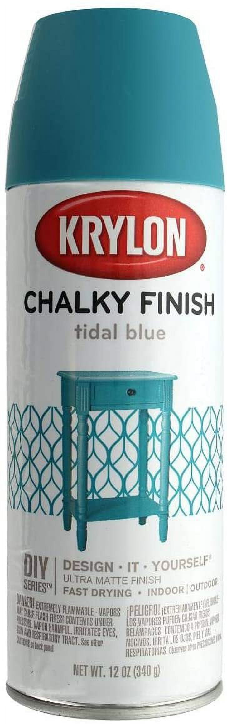 Krylon Spray Paint,Chalky Tidal Blue - Walmart.com