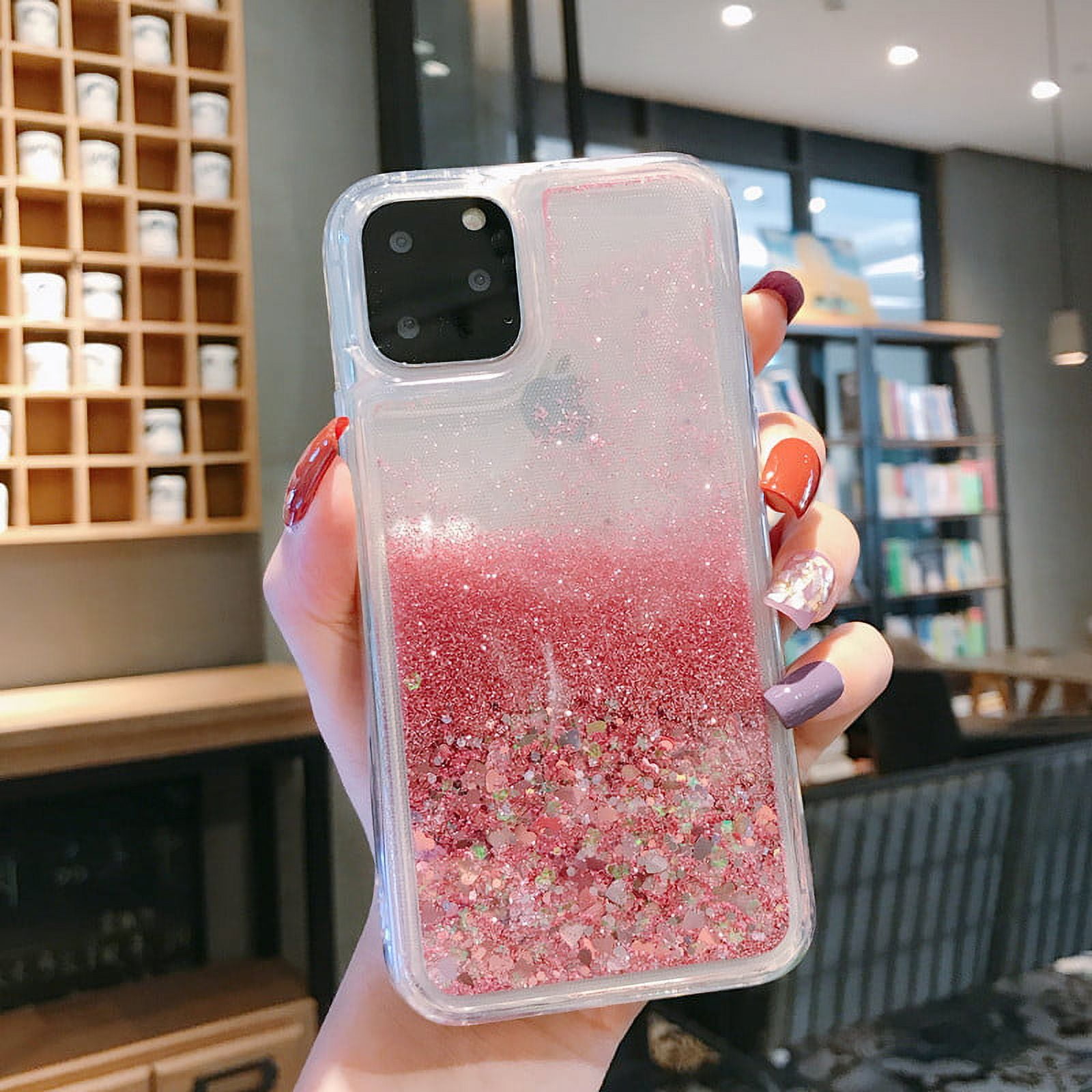 Kryonix Case for iPhone 12 Pro Max Solid Color Liquid Glitter Phone ...