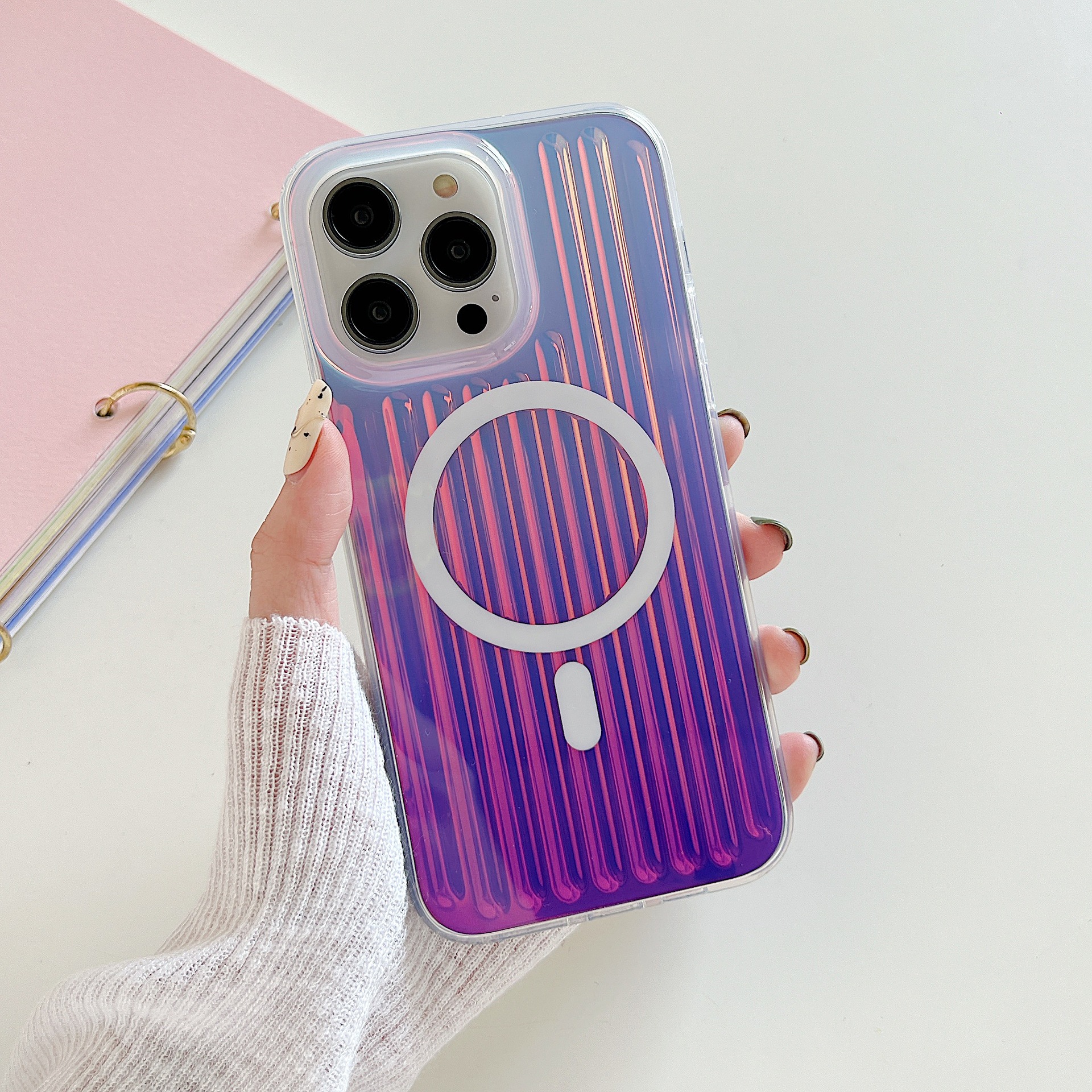 Kryonix Case for iPhone 14 Pro Max/13 Pro: Holographic Magnetic ...
