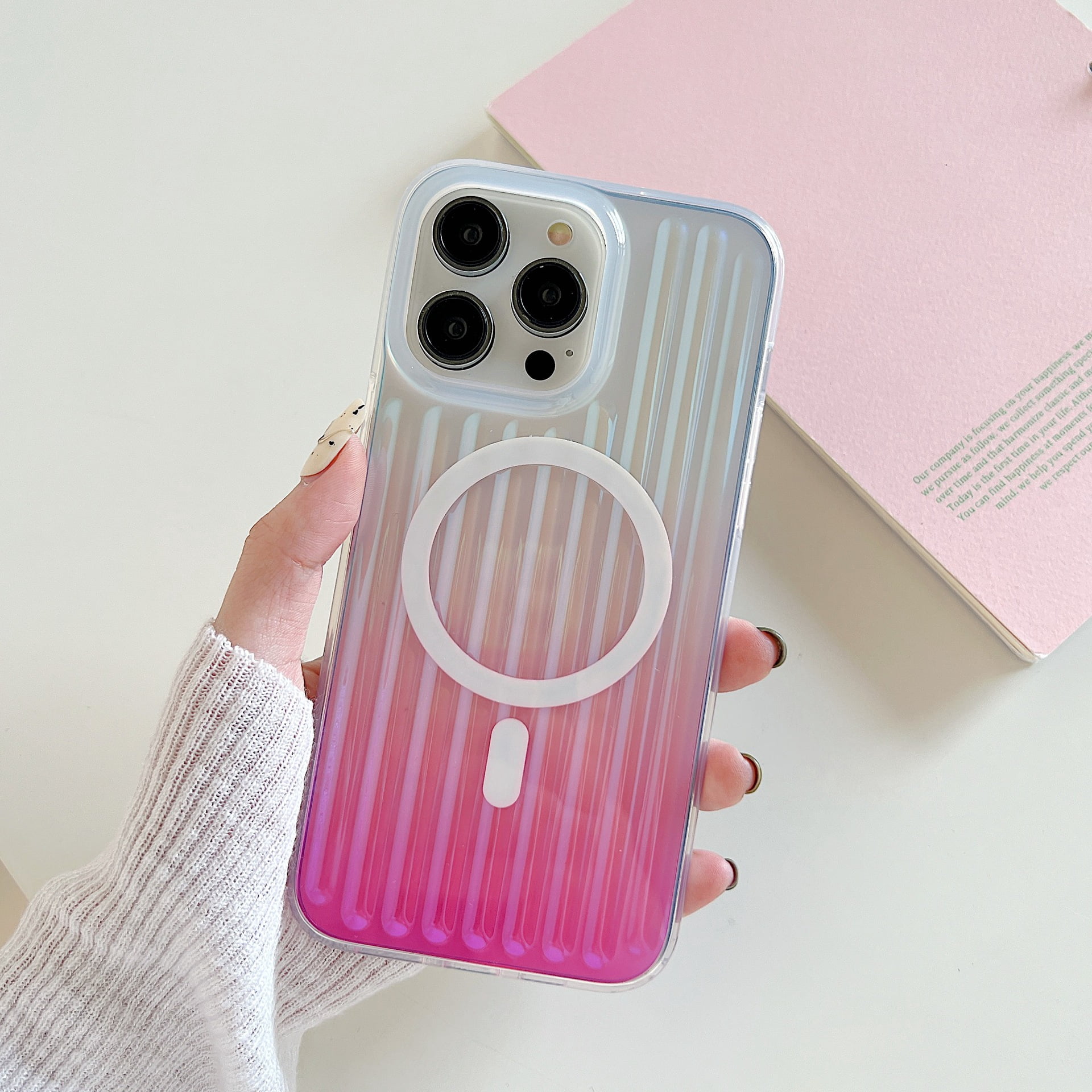 Kryonix Case for iPhone 16 Pro Max/15 Pro: Holographic Magnetic ...