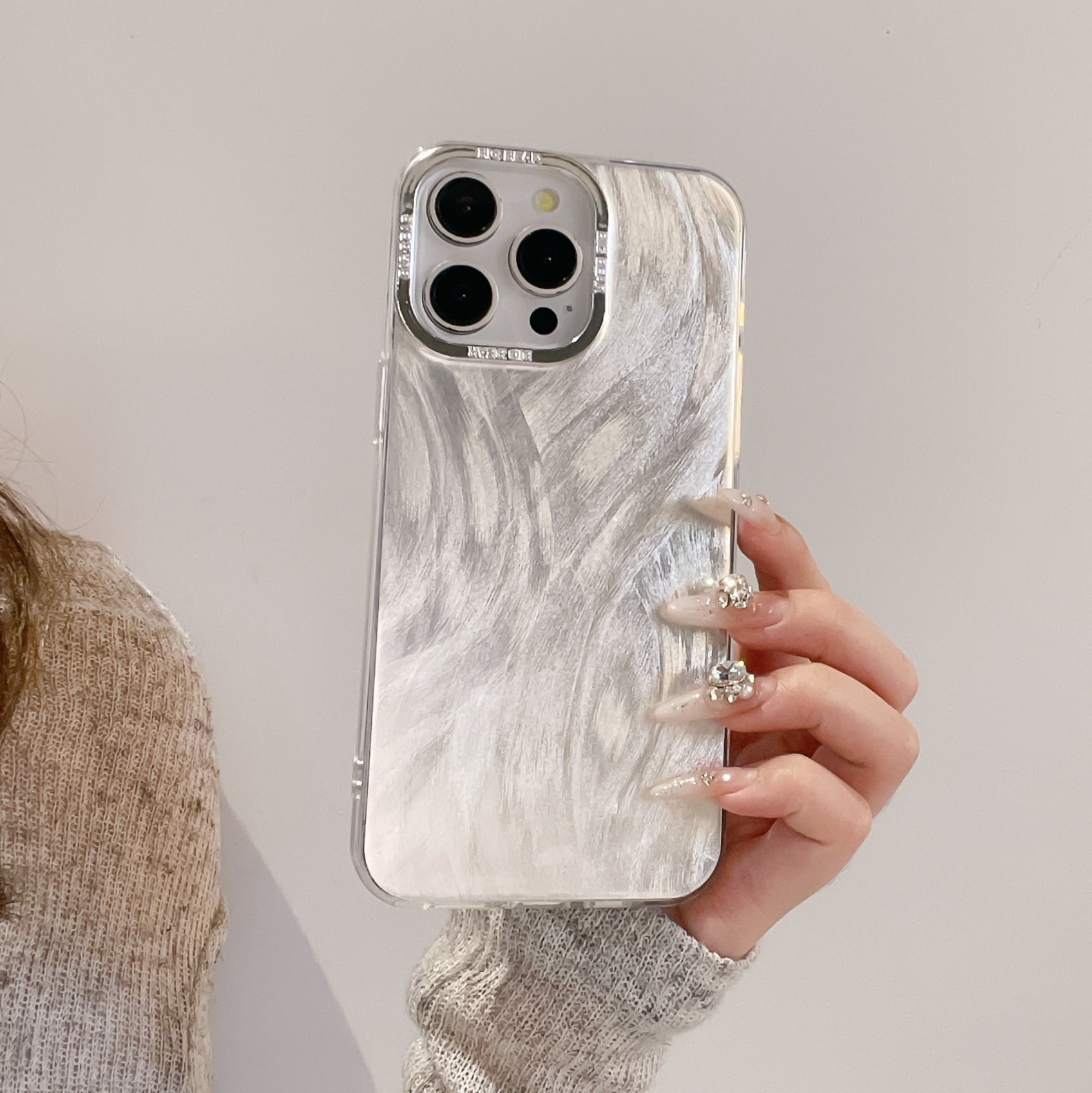 Kryonix For iPhone 13 Pro Case, Feather Texture Frosted Cover with ...