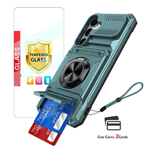 Kryonix for Samsung Galaxy A57 Case with Screen Protector, Wallet Card ...