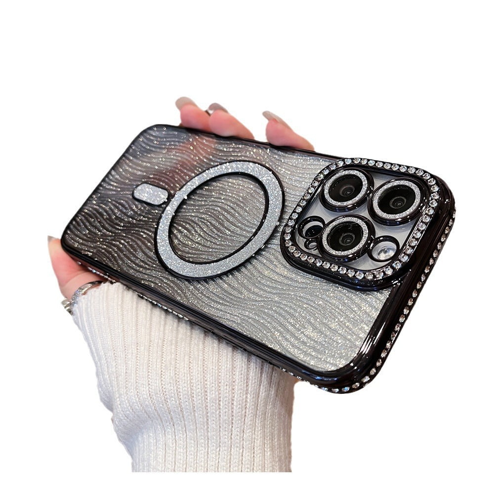 Kryonix For iPhone 15 Pro Case, Full Camera Protection Glitter Sparkle ...