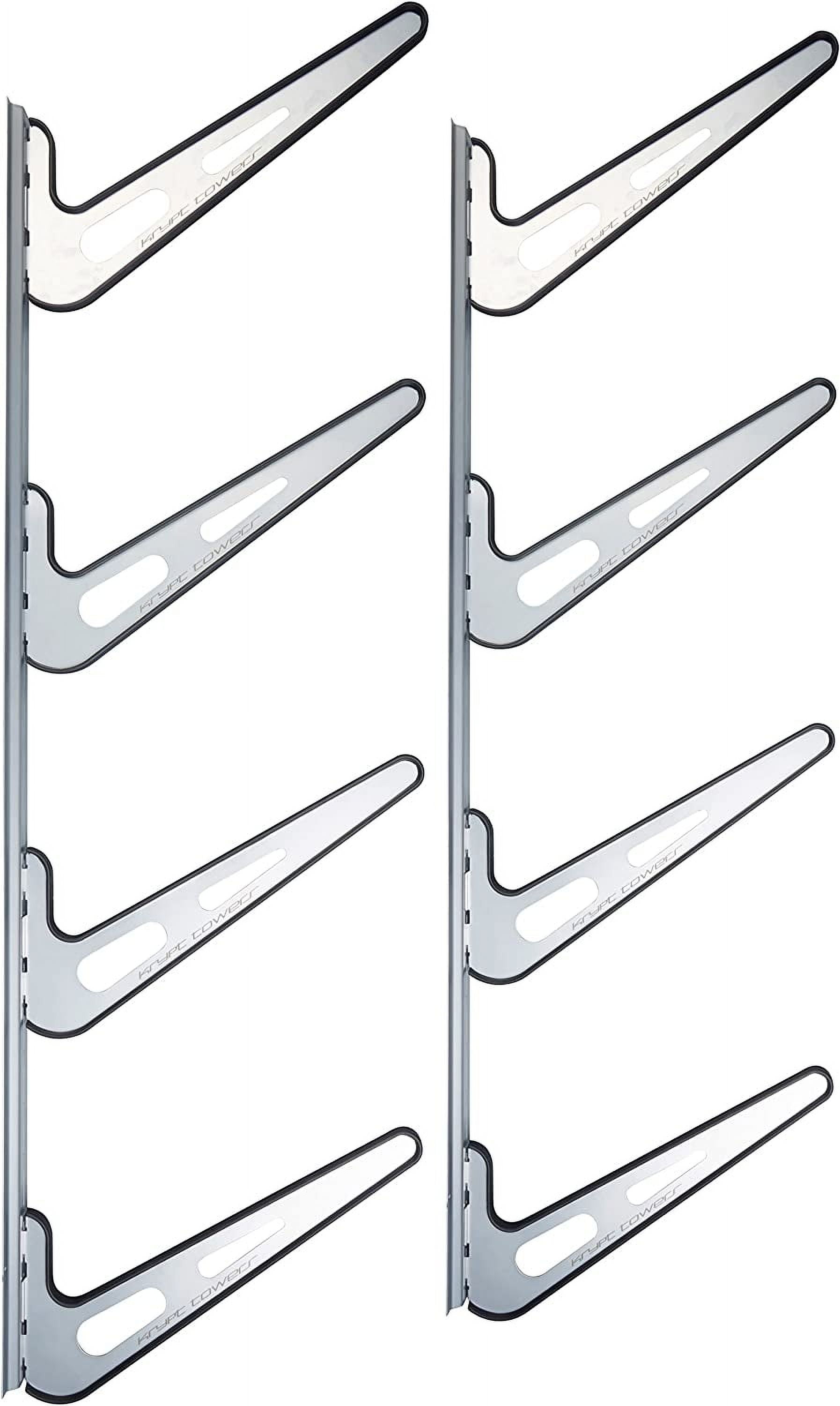 Krypt Towers Ultimate Board Sports Wall Mount Storage Rack, Heavy Duty ...
