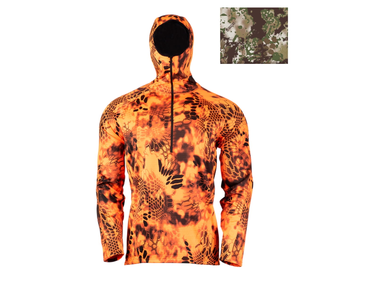 Kryptek Men's Cronos Fleece Hoodie, Lightweight, Extra Large, Polyester ...