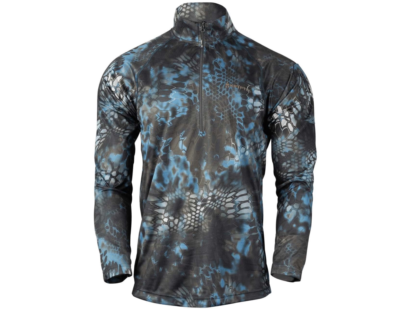 Kryptek Hyperion Long Sleeve Zip Shirt - Men's, Neptune, L - Walmart.com