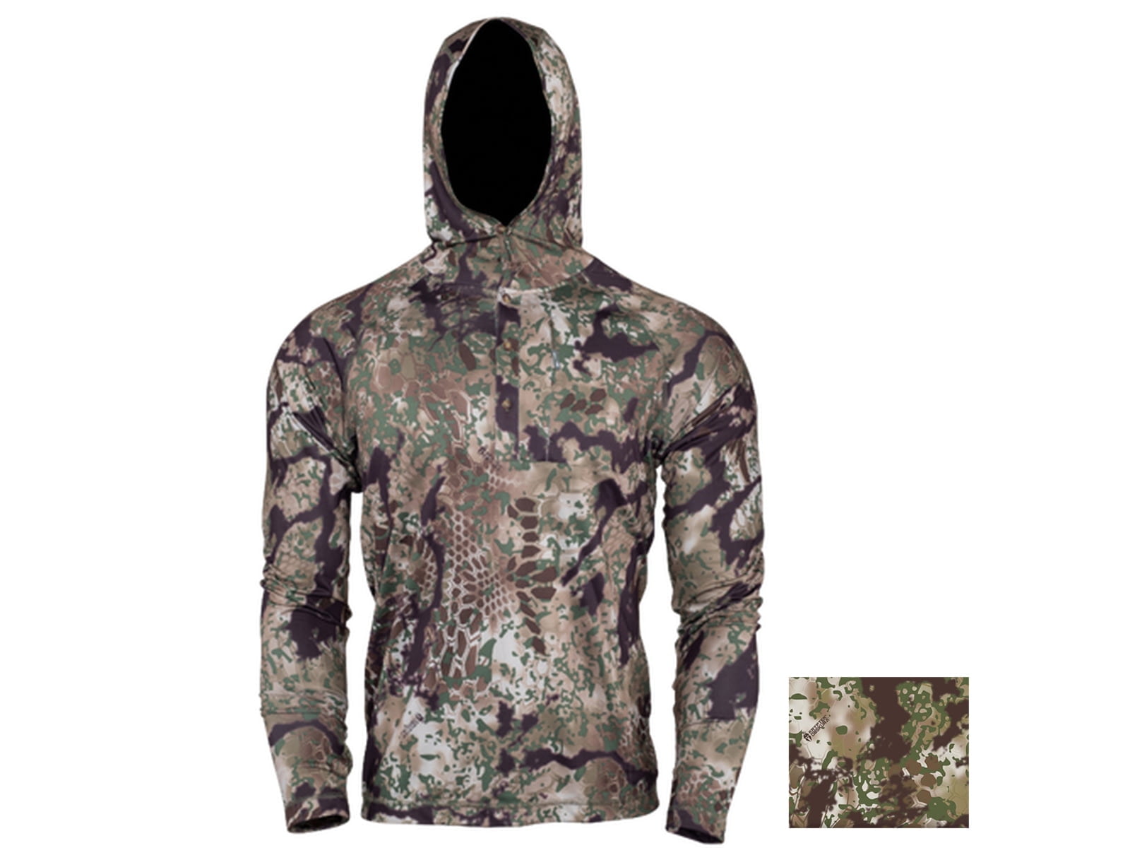 Kryptek Sonora Hooded Shirts - Men's, Obskura Transitional, L/Reg ...