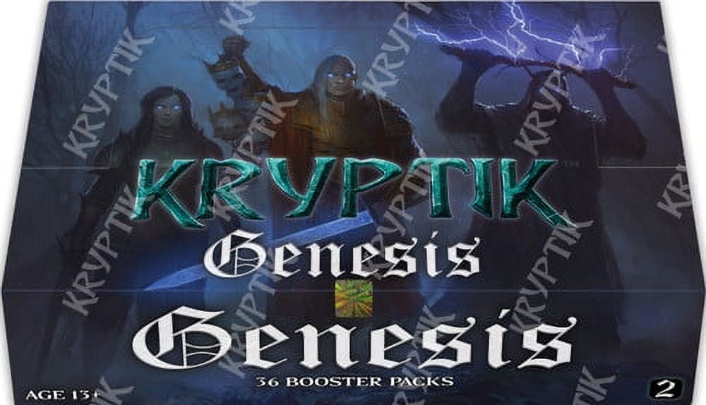 Kryptik Trading Card Game Genesis Booster Box, Wave 2, 36 Packs ...