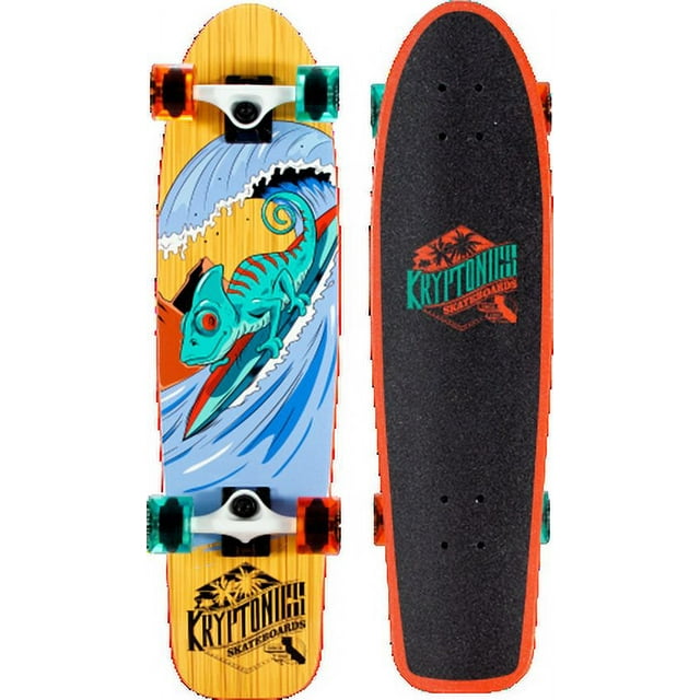 Kryptonics 30" Cruiser Skateboard Surfs Up - Walmart.com