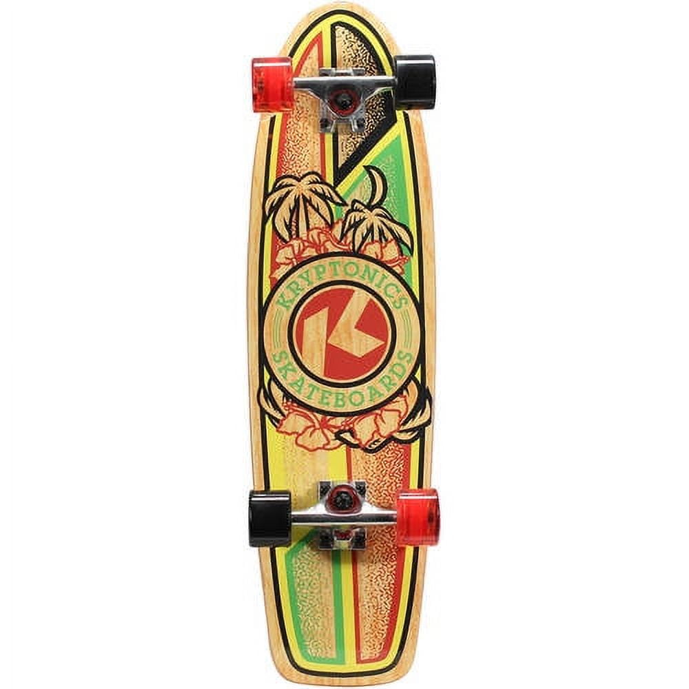 Kryptonics Kids Classic Cruiser Skateboard 30x8 with Trucks and Wheels ...