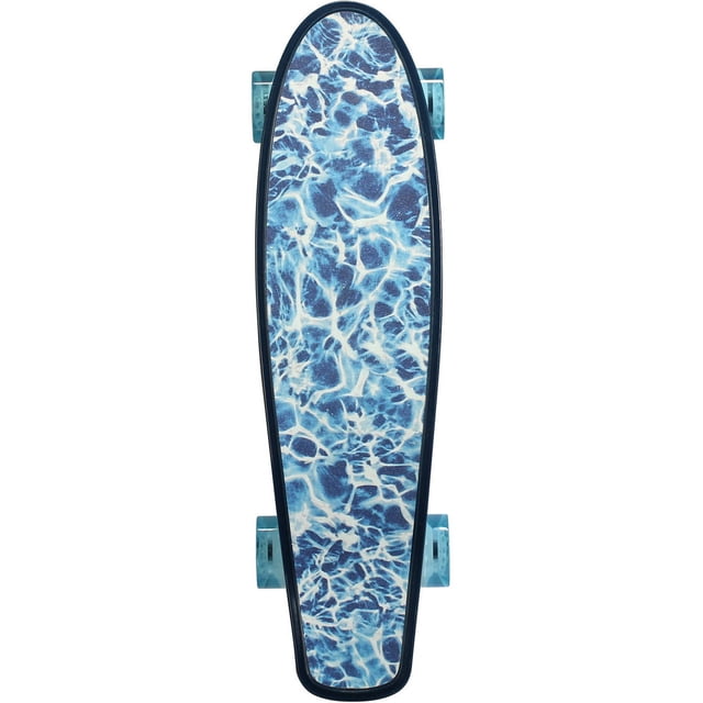 Kryptonics Krypto Torpedo 22" Skateboard - Blue Oasis - Walmart.com