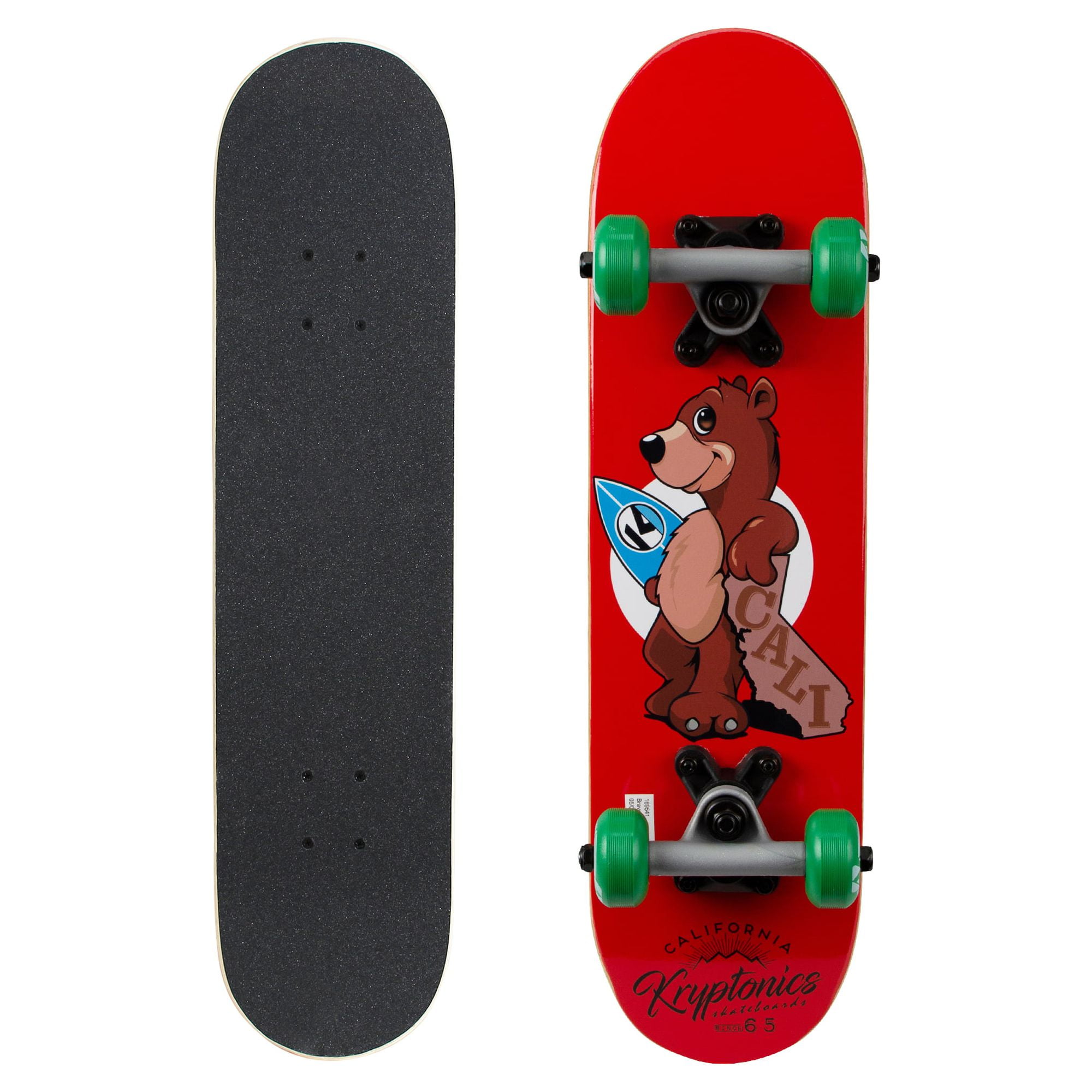 Kryptonics Locker Board Complete Skateboard (22" x 5.75") - Walmart.com