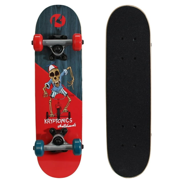 Kryptonics Locker Board Complete Cruiser Skateboard 22x5.75 Maple ...