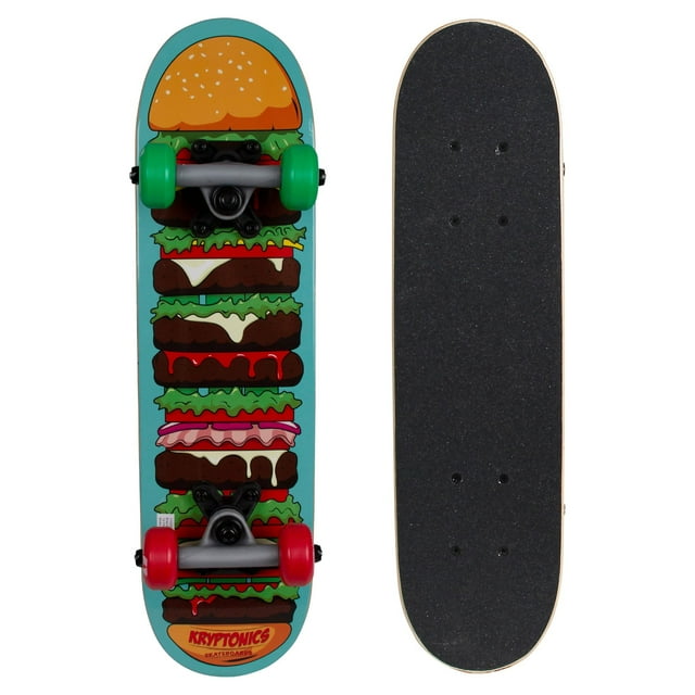 Kryptonics Locker Board Complete Skateboard (22" x 5.75") - Walmart.com