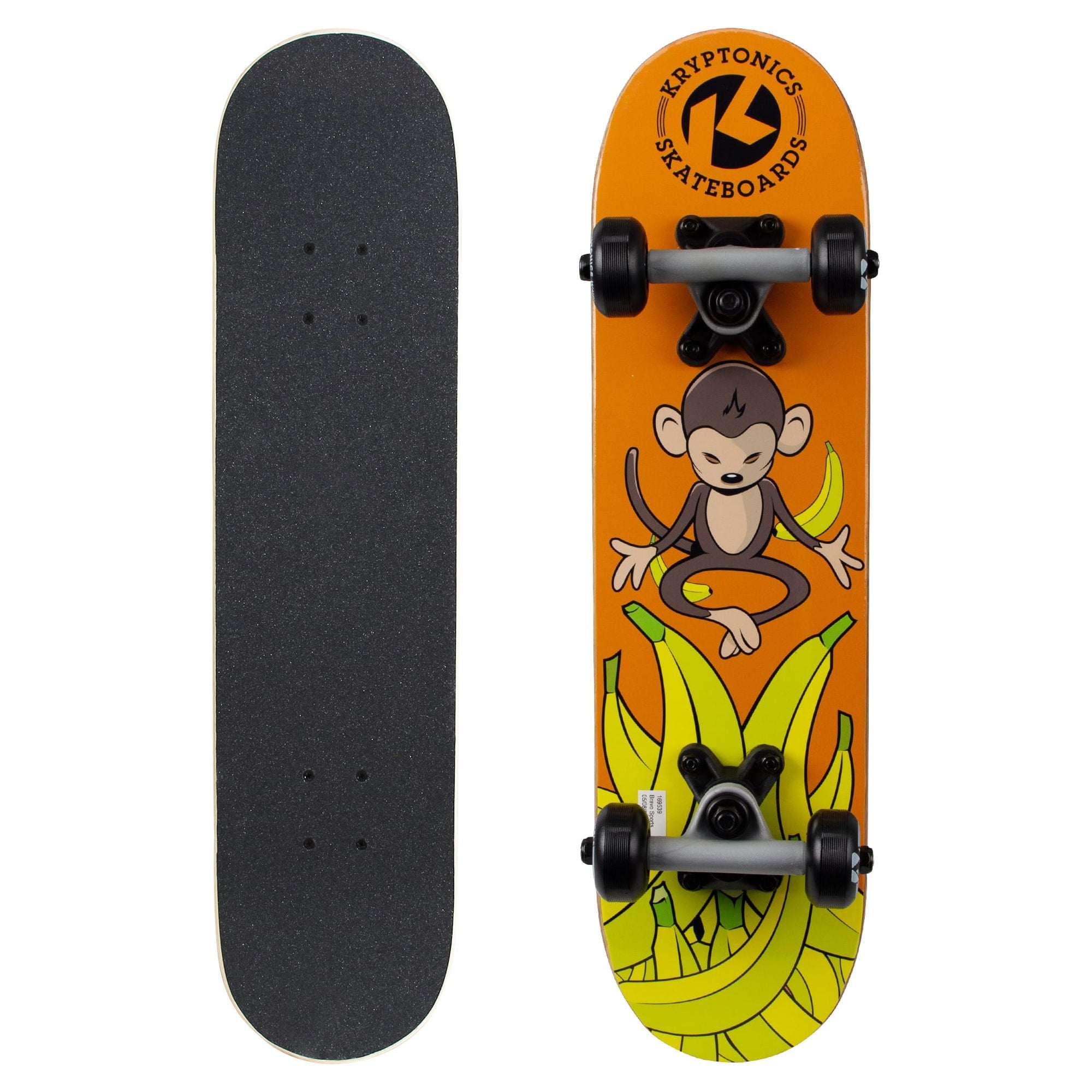 Kryptonics Locker Board Skateboard - 22 x 5.75 Maple Deck - Walmart.com