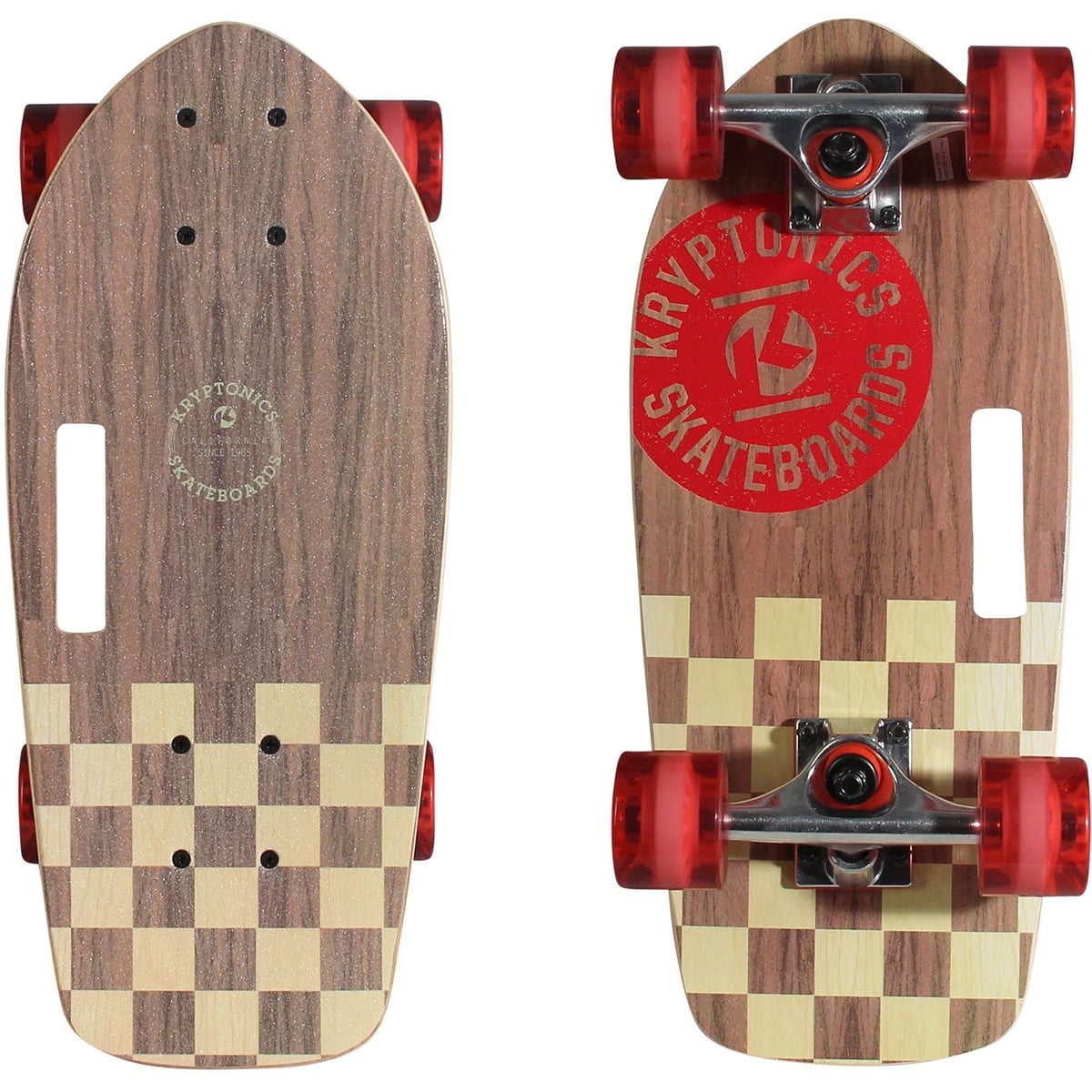 Kryptonics Kids Beginner's Stubby Cruiser 19" Skateboard - Cali ...