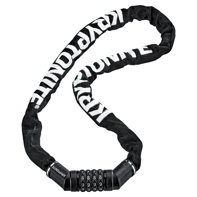 Kryptonite Combo Chain Bicycle Lock 3' Hardened Steel 4-Digit ...
