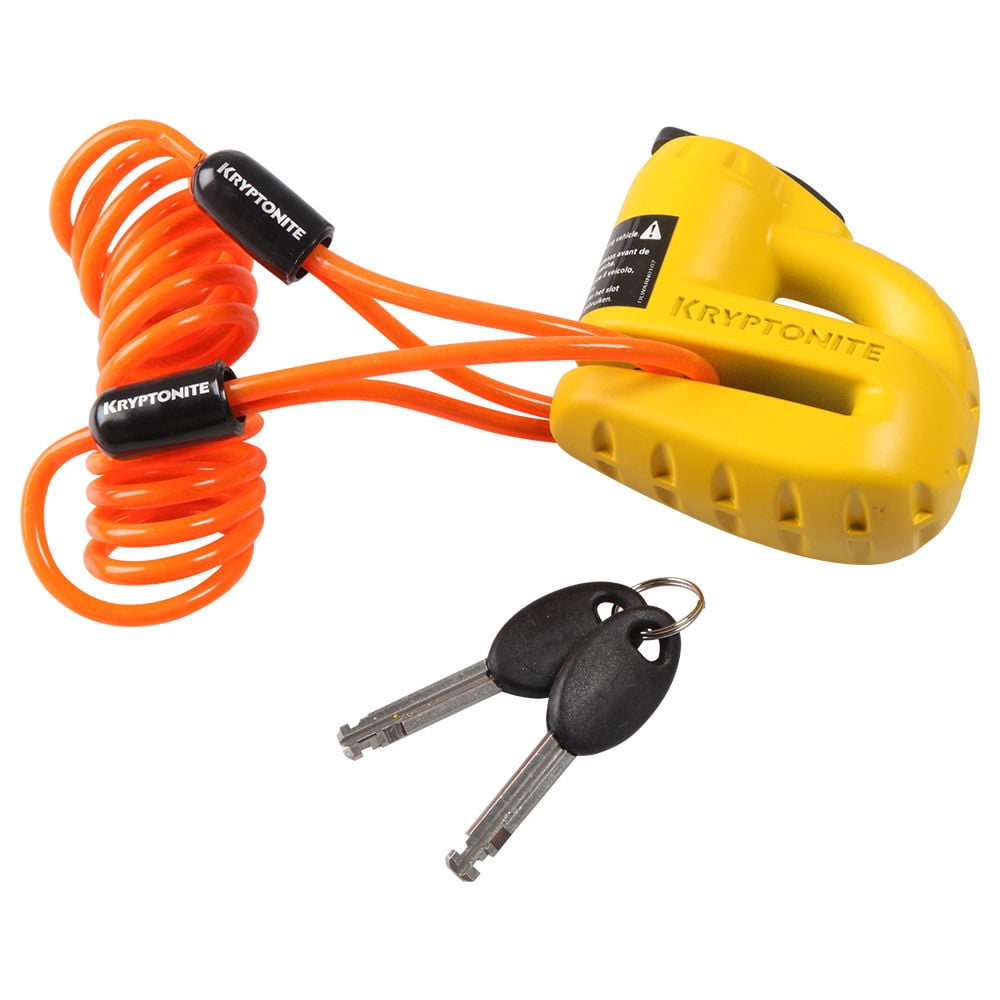 Kryptonite Disc Lock Lightweight, Yellow, 1.4lbs - Walmart.com