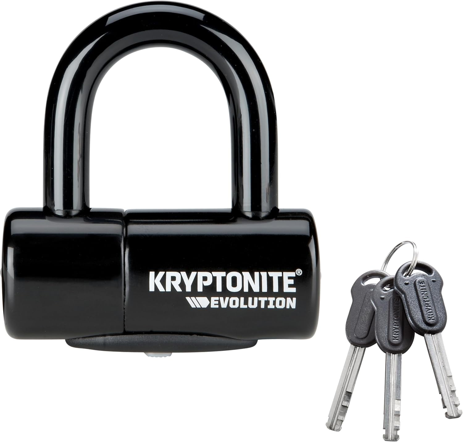 Kryptonite Evolution Bike Disc Lock, Small U-Lock 14mm Shackle with ...