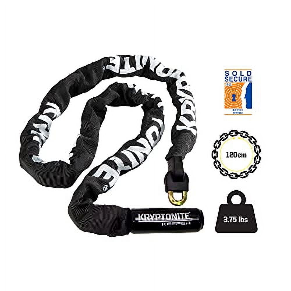 Kryptonite Keeper 712 Bike Chain Lock, 4 Feet Long Heavy Duty Anti ...