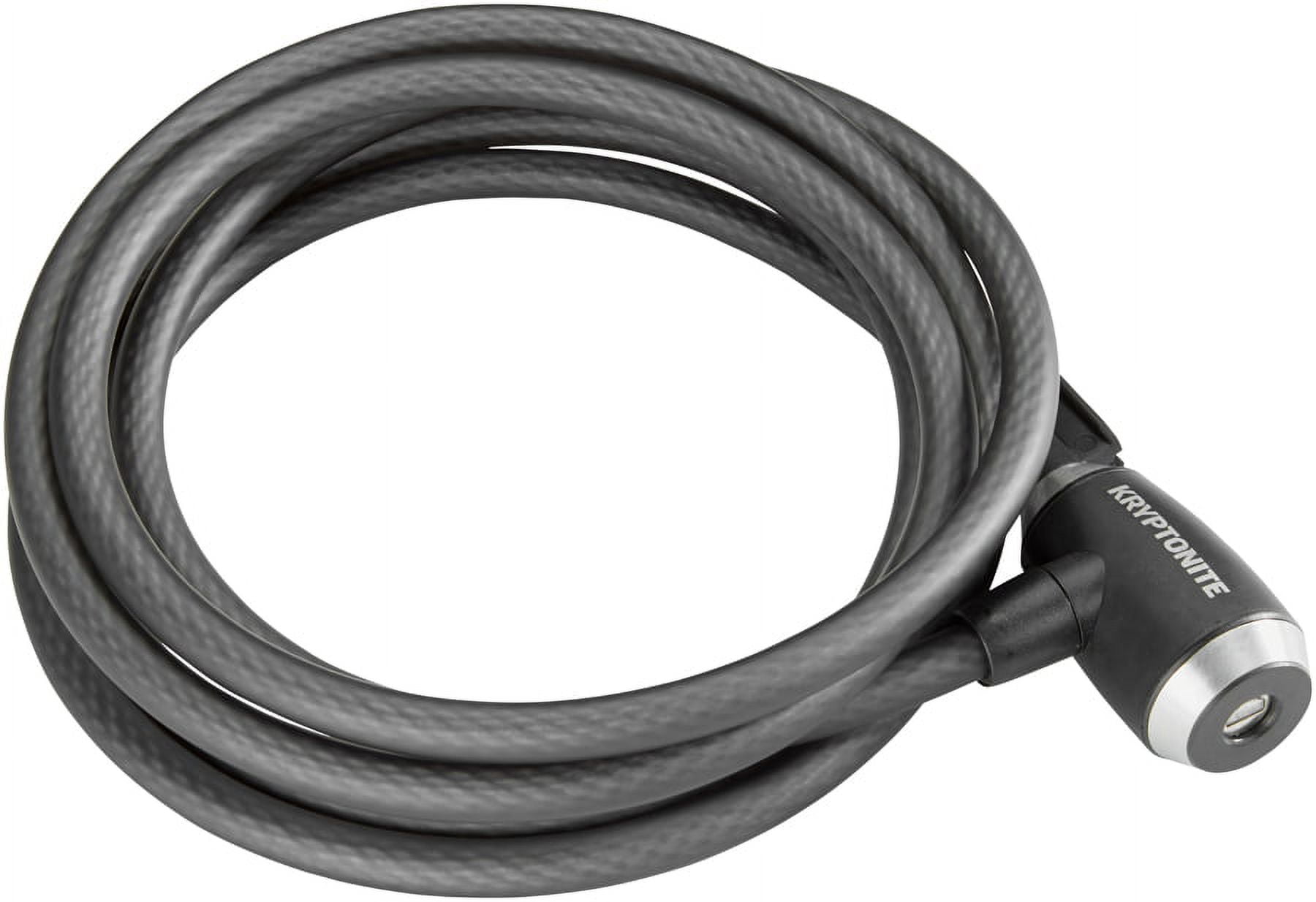 Kryptonite KryptoFlex 1230 Cable Lock - with Key, 10' x 12mm - Walmart.com