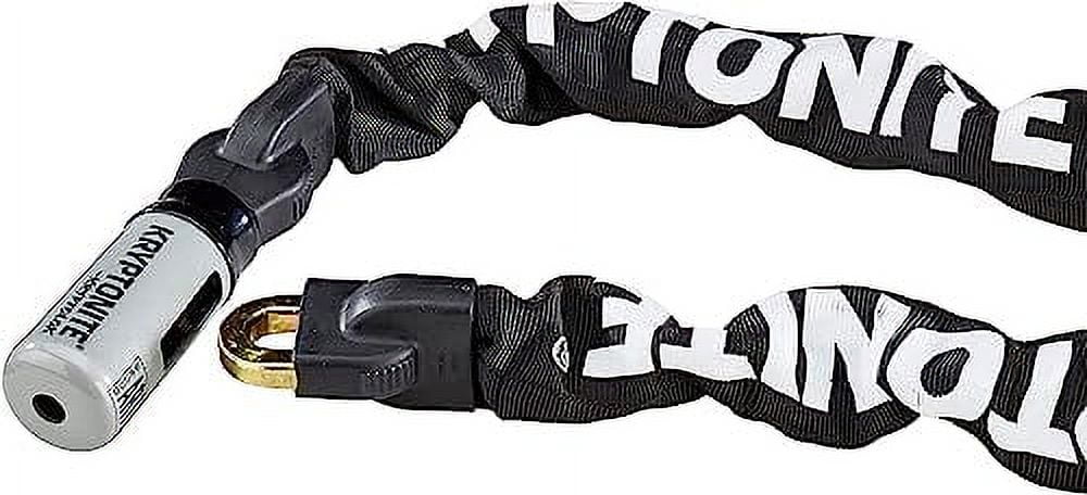 Kryptonite Kryptolok 912 Bike Chain Lock, 4 Feet Long 9mm Steel Chain ...