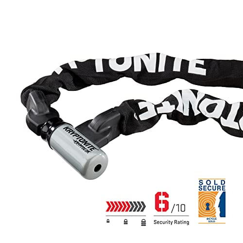 Kryptonite Kryptolok 915 Bike Chain Lock, 5 Feet Long Heavy Duty Anti ...